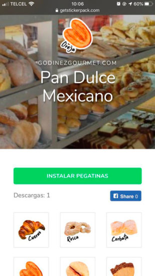 Stickers de Pan Dulce Mexicano para WhatsApp - Godinez Gourmet