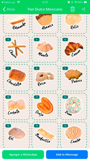 Stickers de Pan Dulce Mexicano para WhatsApp - Godinez Gourmet